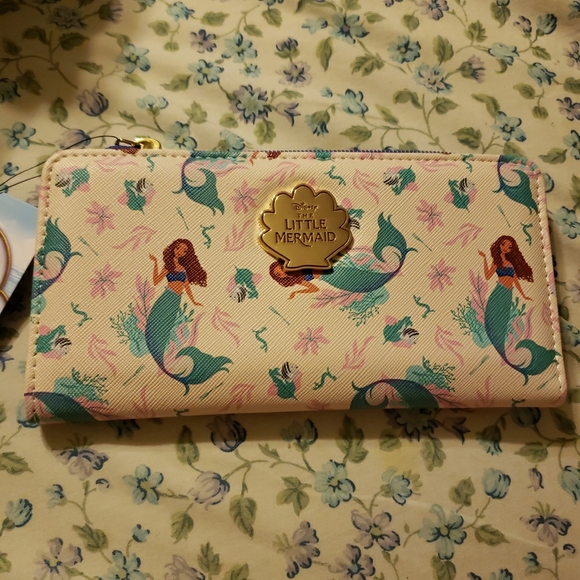 Disney | Bags | Bioworld Disney The Little Mermaid Wallet Nwt | Poshmark